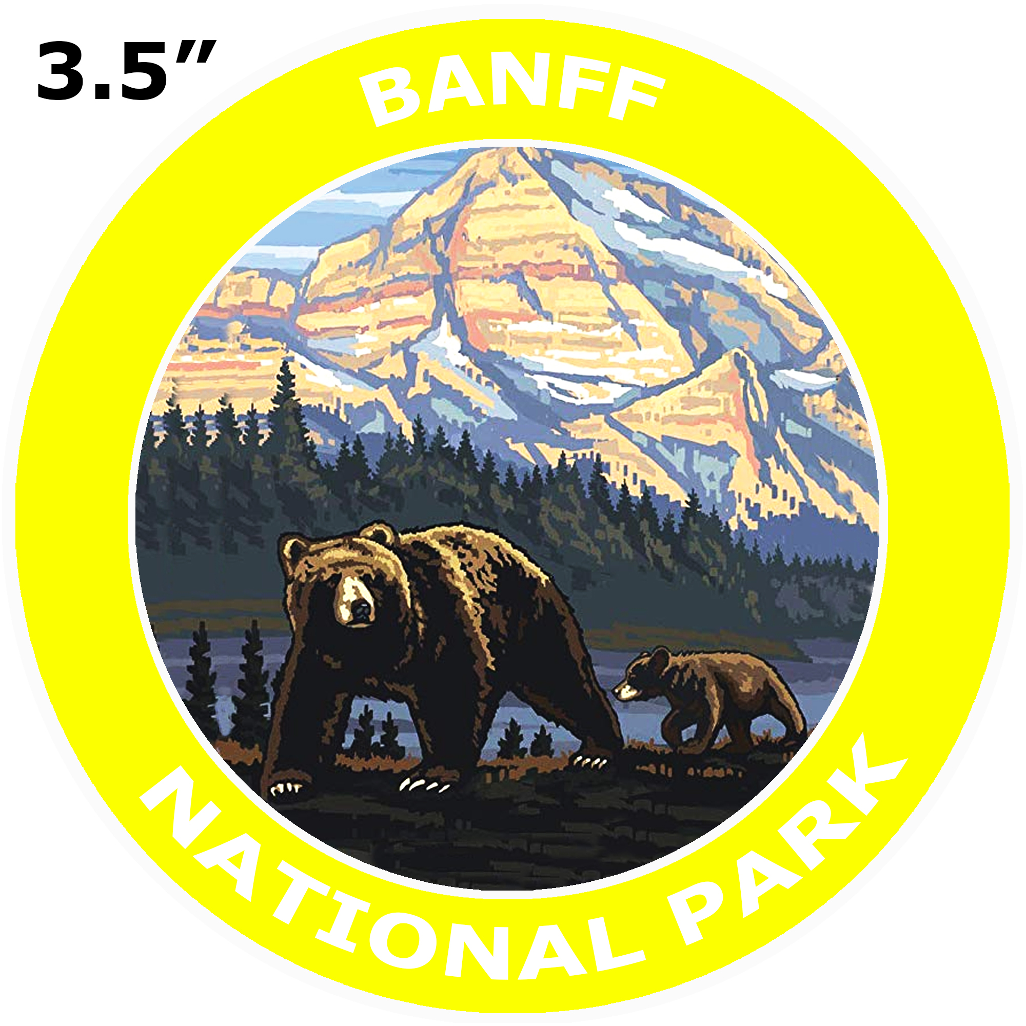 Banff National Park - Car Truck Window Bumper Graphics Sticker Decal ...