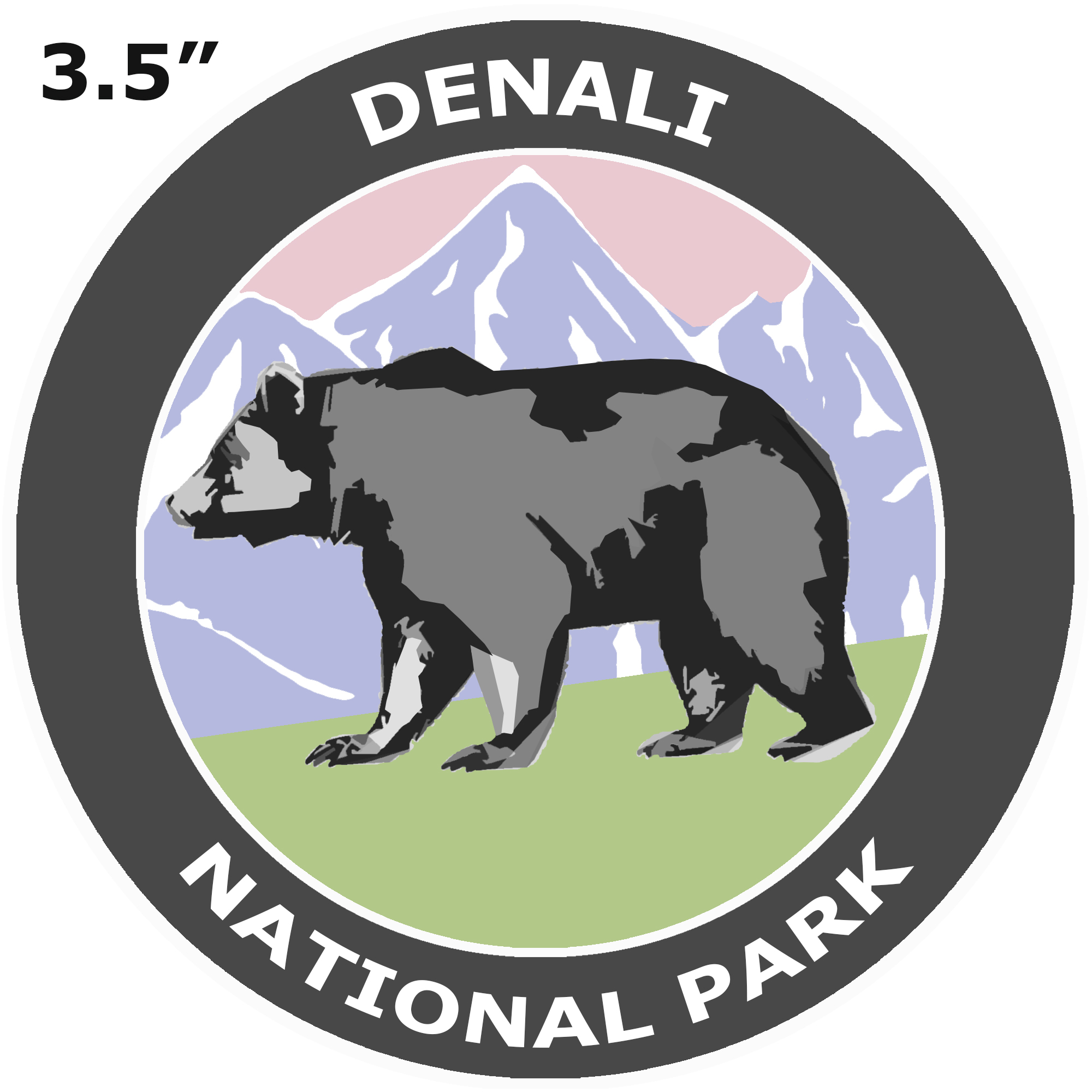 Denali National Park - Car Truck Window Bumper Graphics Sticker Decal ...