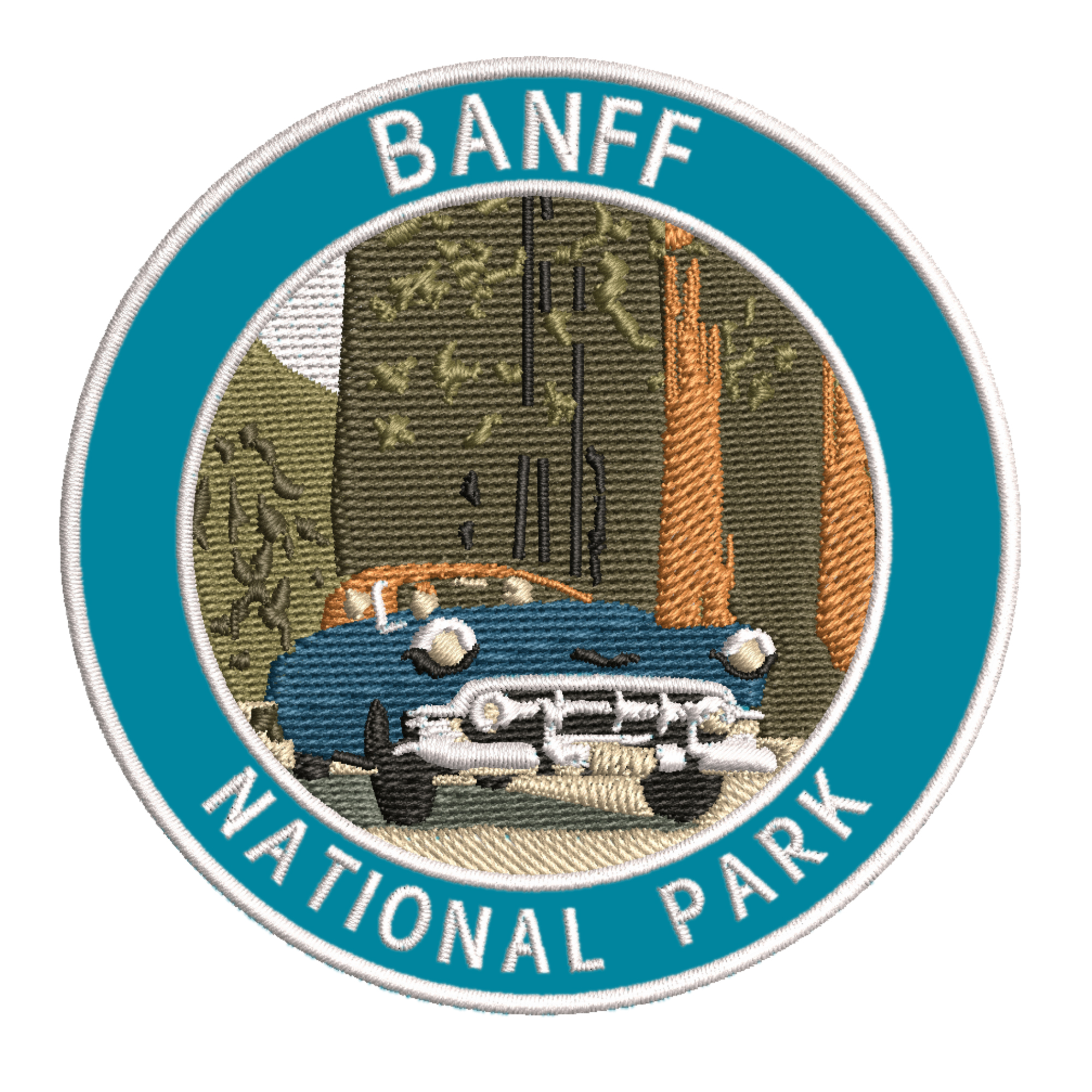 Banff National Park Patch Embroidered Iron-on Applique Nature Travel ...