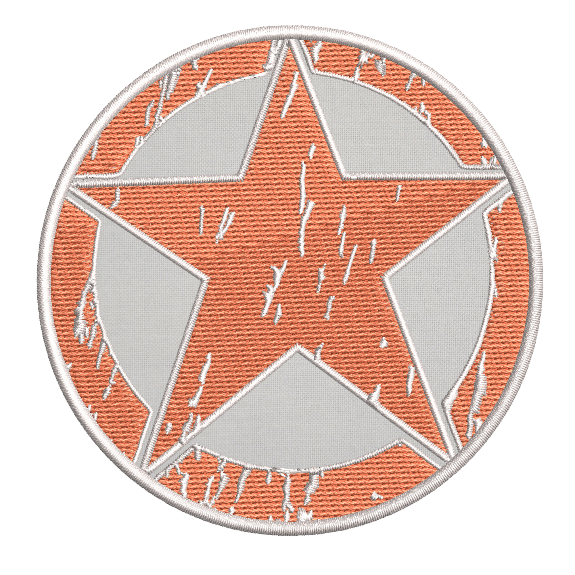 Oscar Mike Star Logo 3.5" Embroidered Iron or Sew-on Patch Tactical ...